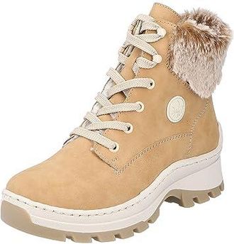 Rieker Bottes à lacets pour femme X9341, marron, 38 EU