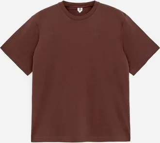 Arket Lockeres T-Shirt 220 GSM -Braun