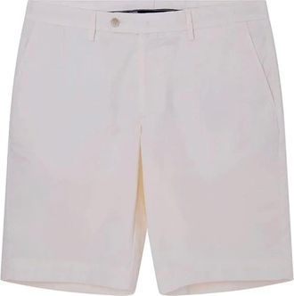 Hackett Short chino ultra l&eacute;ger - Homme - Shorts - Blanc - Taille: W36