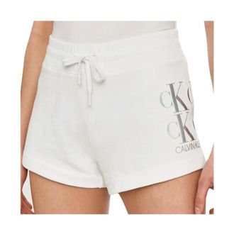 Calvin Klein Damen, Shorts, Wei&szlig;, MGr&ouml;&szlig;e