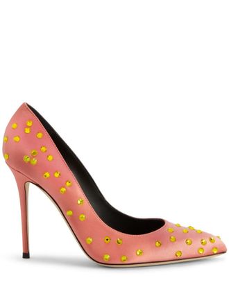 Giuseppe Zanotti escarpins Jakye Precious 105 mm - Orange