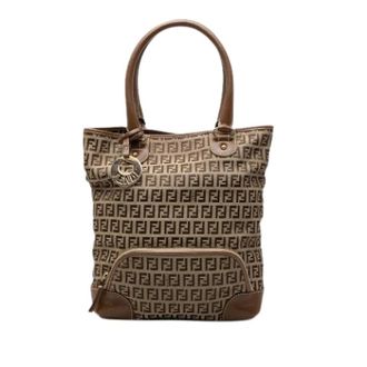 Fendi Sac cabas en toile Pre-owned - Femme - Pre-owned - Brun - Taille: ONE Size