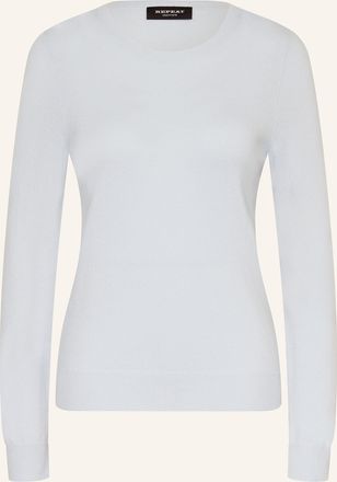 Repeat Repeat Cashmere-Pullover blau