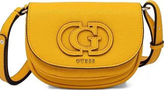 Guess Co sac à bandoulière à détail de logo - Jaune
