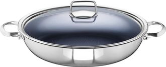 Schulte Ufer beschichtete Schmorpfanne Romana i aus Edelstahl mit Einer Größe von 32cm, 6869-957-32 i