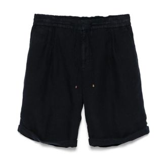 Brunello Cucinelli Homme, Shorts, Bleu, Taille: L Short &Eacute;lastique &agrave; la Taille