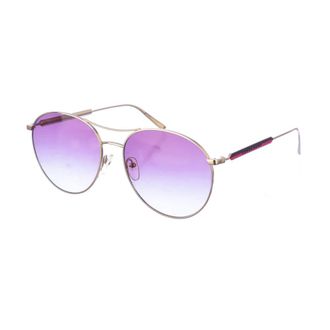 Longchamp Metallrahmen-Ovale Sonnenbrille - - Accessories - Damen - Grau - ONE SIZE