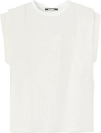 Jacquemus Femme, Tops, Blanc, Taille: 40 FR Ventadou Tank Top
