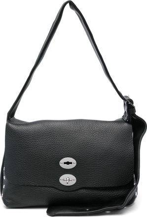 Zanellato Mittelgro&szlig;e Postina Schultertasche - Schwarz
