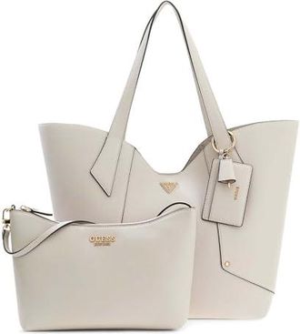 Guess sac shopper Darcy 2 in 1 Tote Stone gris clair