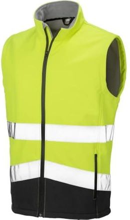 Result Gilet sans Manches Haute visibilité Softshell High VIZ