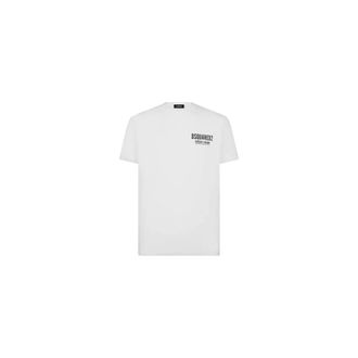 Dsquared2 T-Shirt mit Rundhalsausschnitt - - Tops - Herren - Wei&szlig; - 2XL