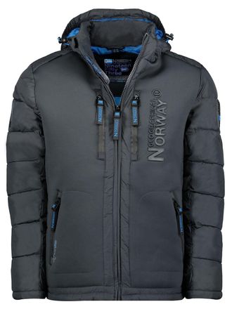 Geographical Norway Herren Winterjacke Beachwood Darkgrey - 5XL