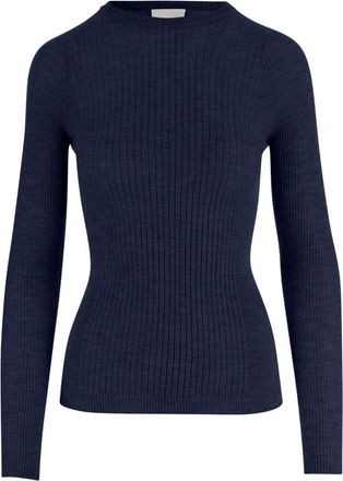 SA SU PHI Femme, Pulls, Bleu, Taille: 44 FR Tricot &agrave; col rond