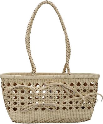 Osoi Osoi, Femme, Sacs, Blanc, Taille: ONE Size Biscuit Shoulder Bag