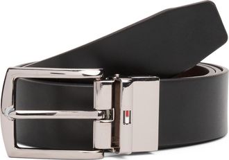 Tommy Hilfiger G&uuml;rtel Flag Rectangular Buckle Reversible