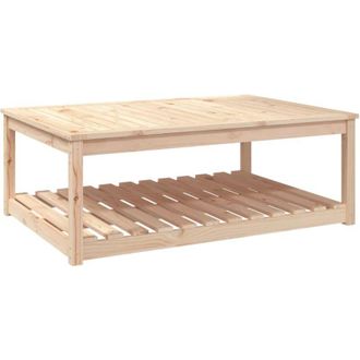 vidaXL Table de jardin 121x82,5x45 cm bois massif de pin