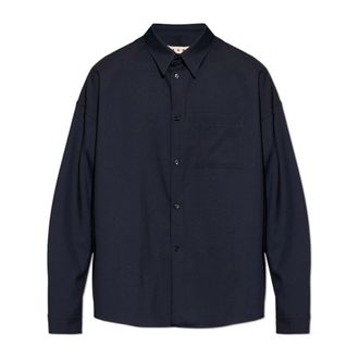 Marni Herren, Shirts, Blau, MGr&ouml;&szlig;e