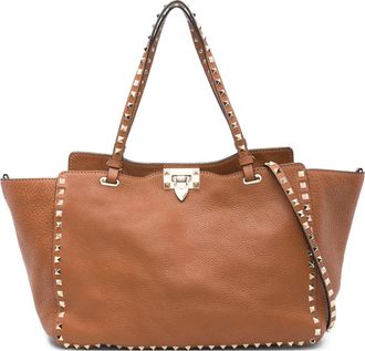 Valentino Garavani sac porté épaule Rockstud (années 2020) - Marron