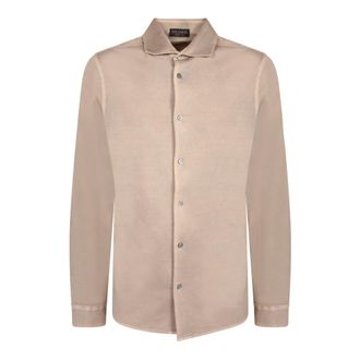Dell'Oglio Herren, Shirts, Beige, 5XLGr&ouml;&szlig;e