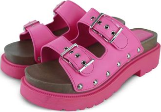 Dior sandales en cuir &agrave; plateforme - Rose