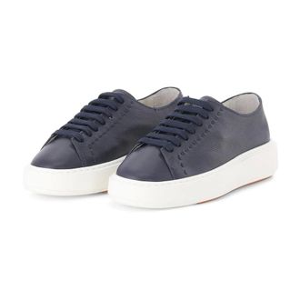 Santoni Damen, Schuhe, Blau, 37 EUGr&ouml;&szlig;e