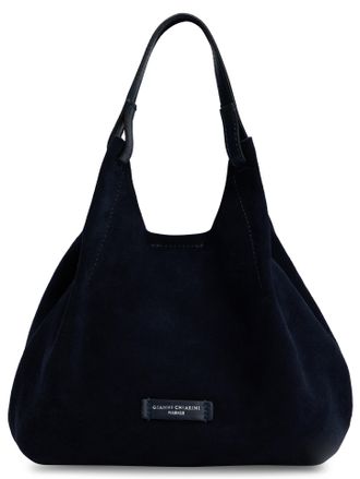 Gianni Chiarini Womens Tote Bag Midnight Blue Calfskin