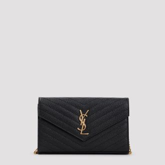 Saint Laurent Portefeuille cha&icirc;ne Ysl