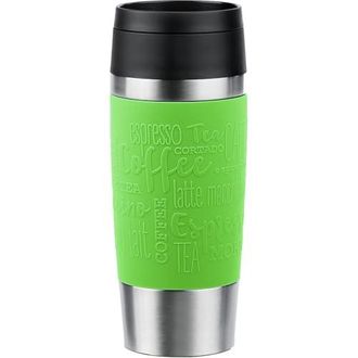 Emsa Emsa N20207 Travel Mug Classic Gobelet isotherme 0,36 l | Bouchon &agrave; vis confortable | Acier inoxydable | 4 h chaud et froid 8 h | 100% &eacute;tanche | Passe