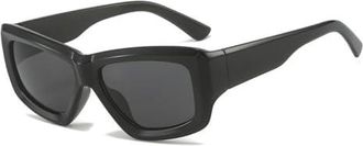 Generic Lunettes De Soleil Carrées For Hommes Et Femmes, For Le Sport La Conduite(Black)