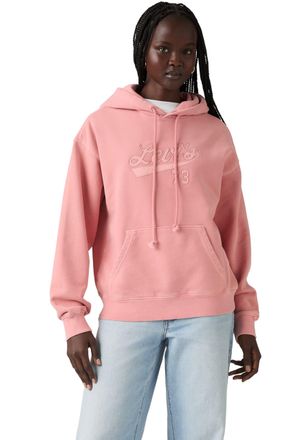 Levi's Damen Heritage Hoodie mit Grafik Hoodie Satin Script Blush Pinks XS
