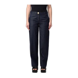 A|X Armani Exchange Gerade Hosen aus Chambray-Denim - - Trousers - Damen - Blau - L