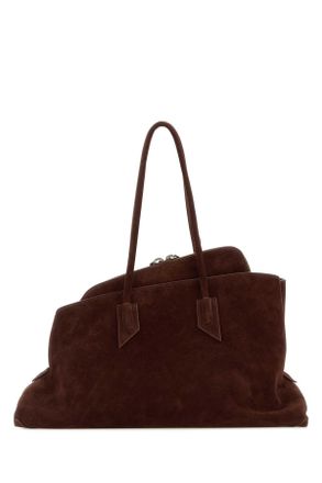 The Attico La Passeggiata Medium Top Handle Bag - Brown