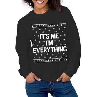 Generic Sweat assorti pour couple de Saint-Valentin 2026 avec inscription &laquo; I Have Everything I Want For Shirt/Husband Wife &raquo;, Noir, XXL