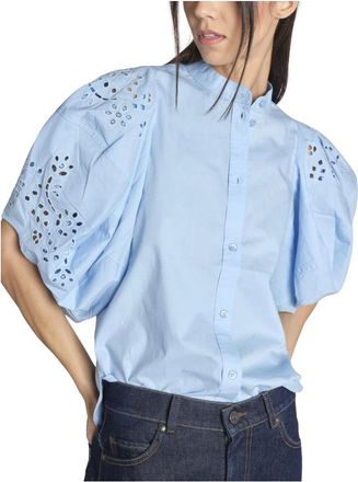 Vanessa Bruno Femme, Blouses et Chemises, Bleu, Taille: 40 FR Felicie Shirt