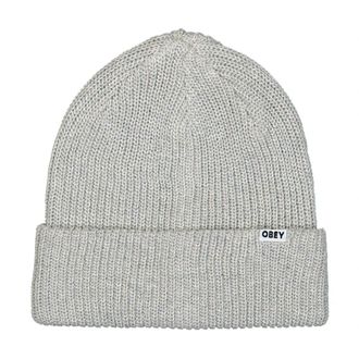 Obey Bold Beanie - - Accessories - Herren - Grau - ONE SIZE