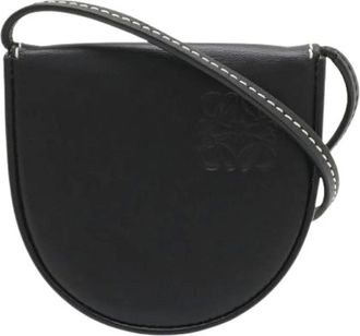 Loewe Pre-owned Pochette Pouch Shoulder Bag - Femme - Pre-owned - Noir - Taille: ONE Size