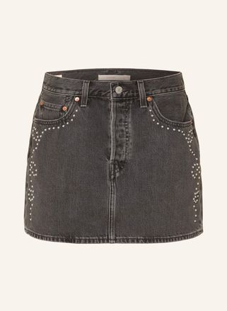 Levi's Jeansrock Icon Mit Schmucksteinen blau