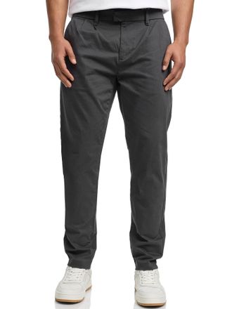 Indicode Herren Ignazo Stretch Chinohose aus Baumwolle | Herrenhose Chino Stoffhose Dk Grey, 31/32