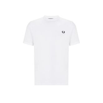 Fred Perry T-shirt &agrave; bordures contrastantes en coton