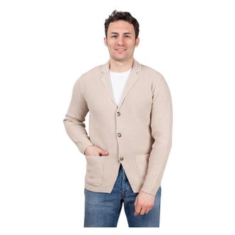 Ferrante Homme, Pulls, Beige, Taille: L Cardigans