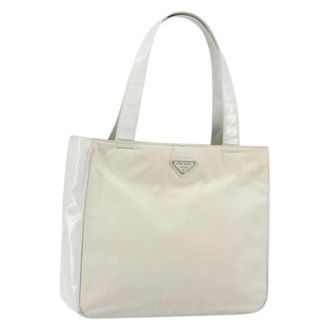 Prada Pre-owned Nylon Tote Bag - - Pre-owned - Damen - Grau - ONE SIZE
