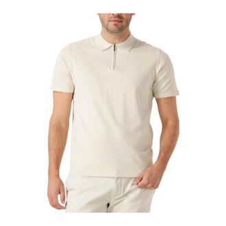 Dstrezzed Dorian Zip Polo - - Tops - Herren - Beige - 2XL