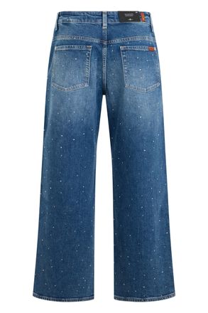 7 For All Mankind Womens Denim Jeans Blue Shine Cotton Straight-Leg