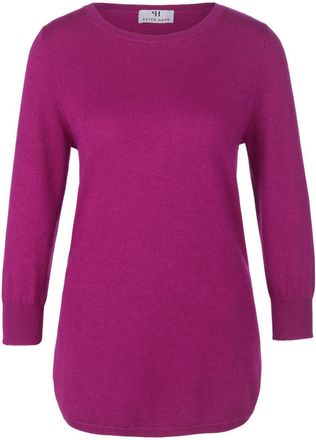 Peter Hahn Rundhals-Pullover aus Seide und Kaschmir Peter Hahn pink