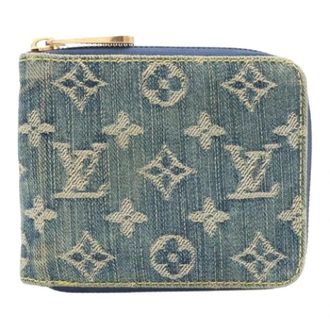 Louis Vuitton Pre-owned Bi-fold Geldb&ouml;rse - - Pre-owned - Damen - Blau - ONE SIZE