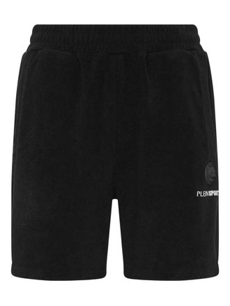 Plein Sport short de sport en tissu éponge - Noir