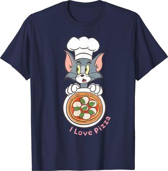 Tom & Jerry I Love Pizza T-Shirt