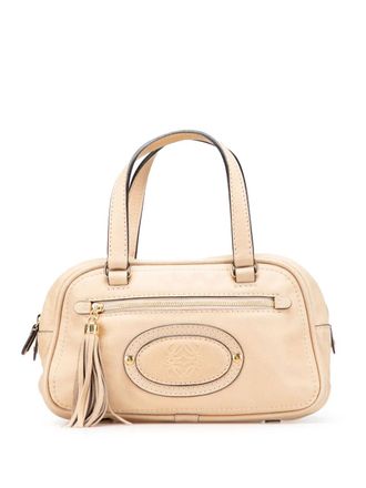 Loewe sac à main Mini Anagram en cuir (2007) - Marron