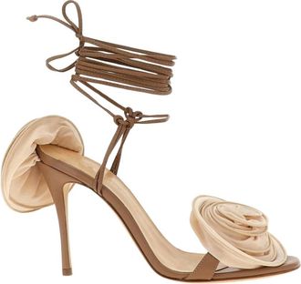Magda Butrym Femme, Chaussures, Beige, Taille: 36 1/2 EU Sandales Beige à Lacets